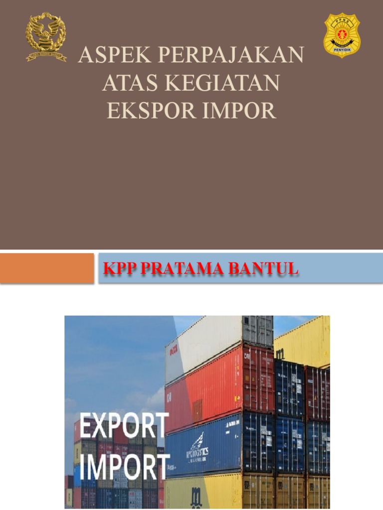 Aspek Pajak Ekspor Impor | PDF
