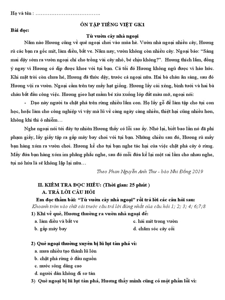 De Toan TV gk1 | PDF