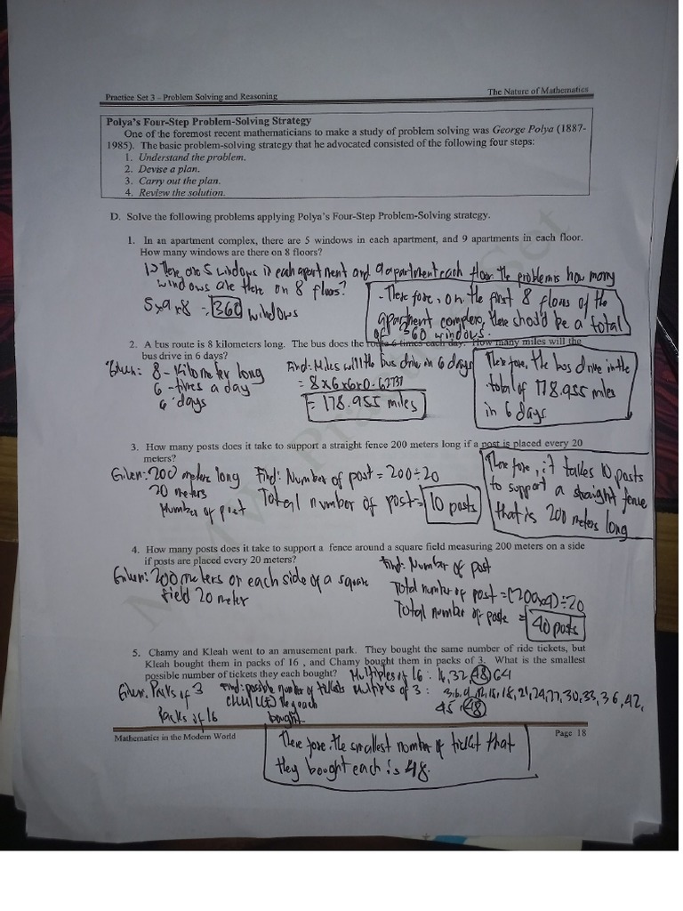 MMW Practice Set 3 - D, E, & G | PDF