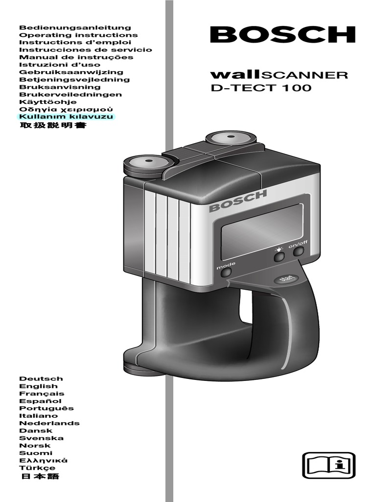 Bosch D-Tect 100 en - TR | PDF | Concrete | Electrical Wiring