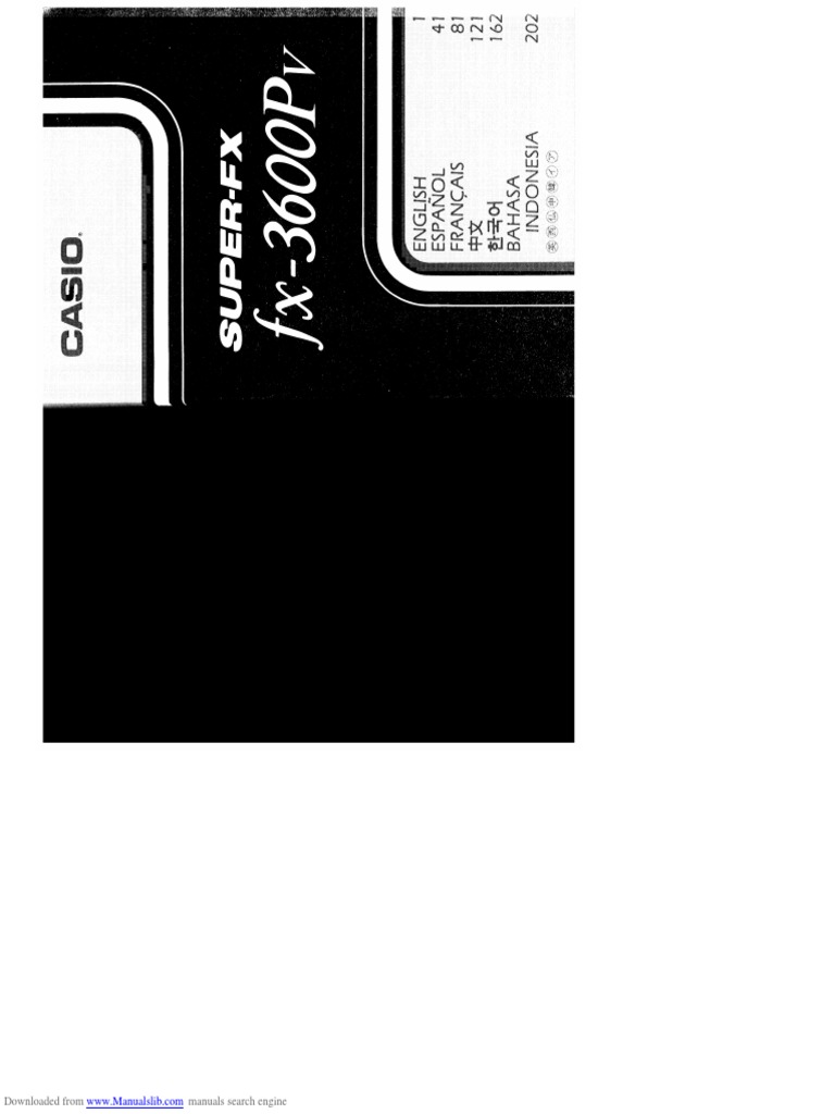 FX 3600 PV | PDF | Business | Computers