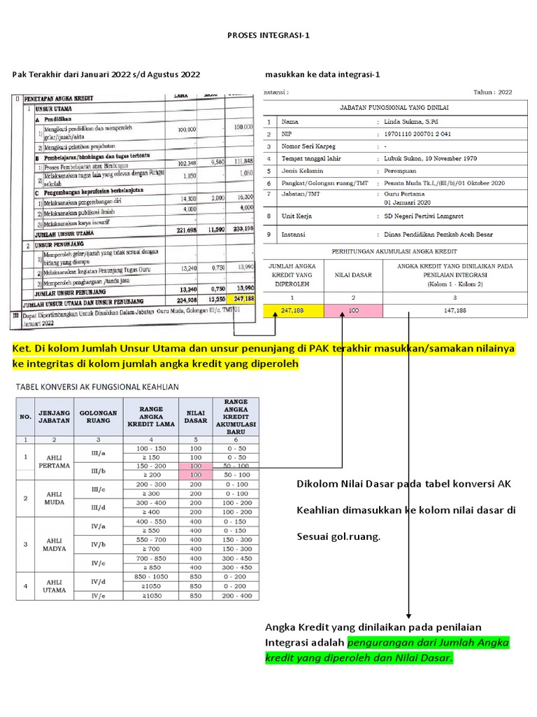 Alur Pak Integrasi Pdf
