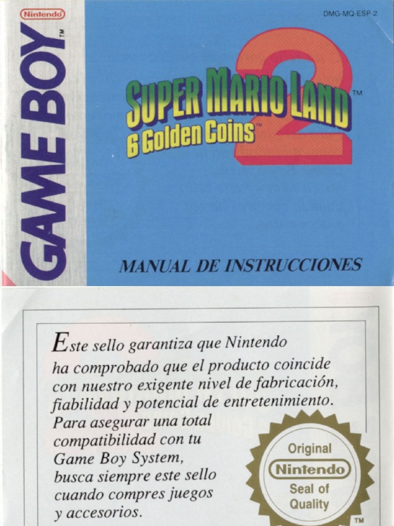 Super Mario Land 2 - 6 Golden Coins | PDF