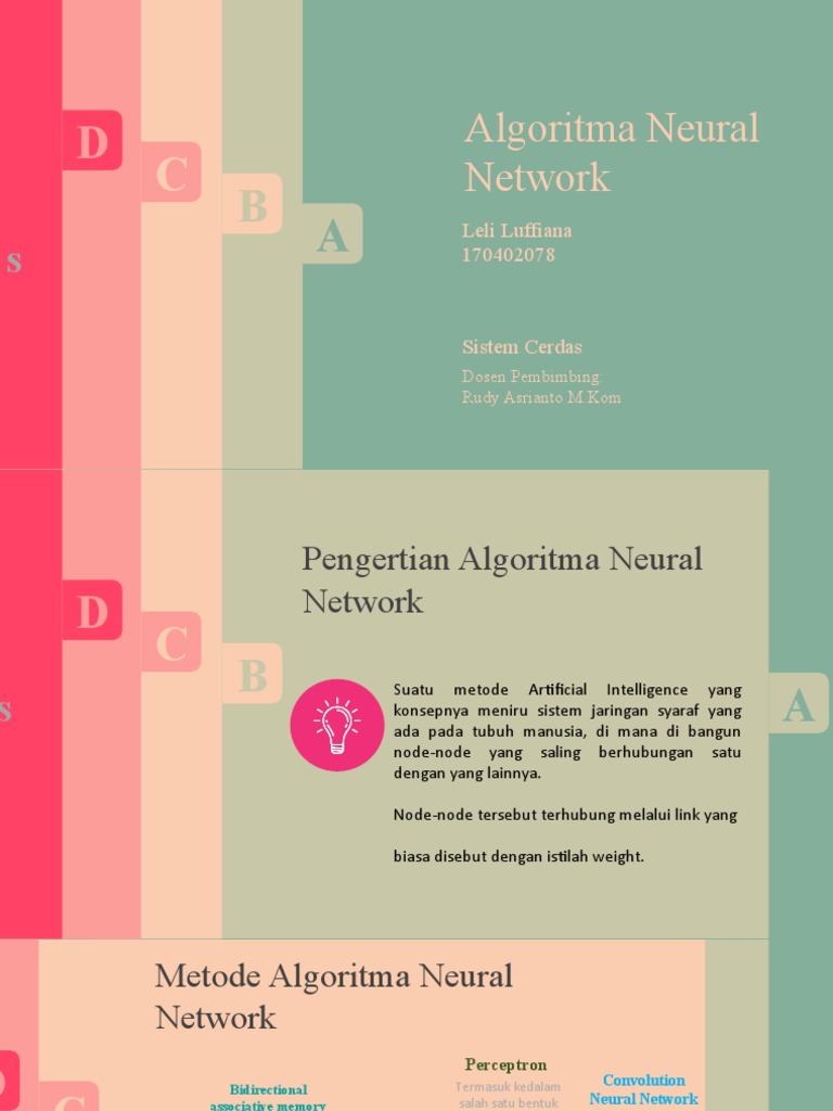 Algoritma Neural Network | PDF