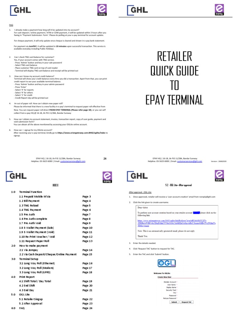 Epay Machine Manual | PDF | Credit Card | Cheque