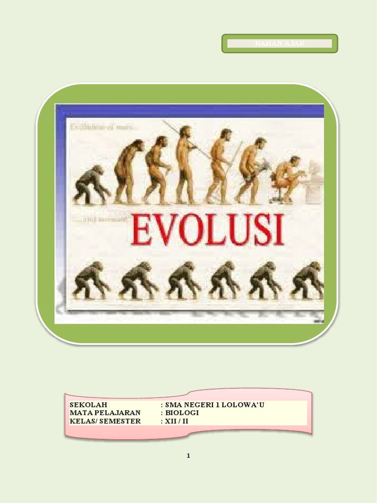 Teori Evolusi dan Asal Usul Kehidupan | PDF | Ilmu Sosial | Filsafat