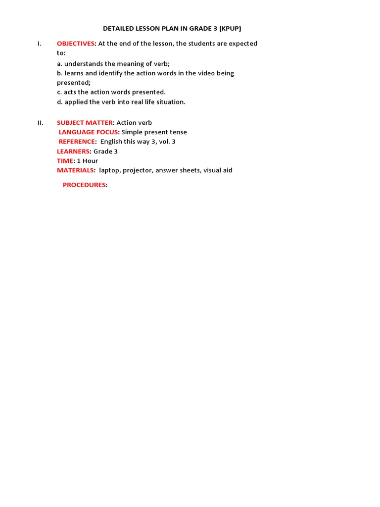 TTL Final Demonstration | PDF | Teachers | Verb