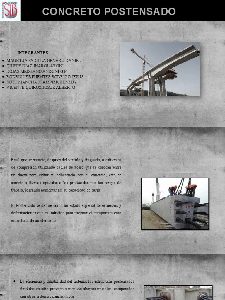 Concreto Postensado | PDF | Hormigón | Hormigón pretensado