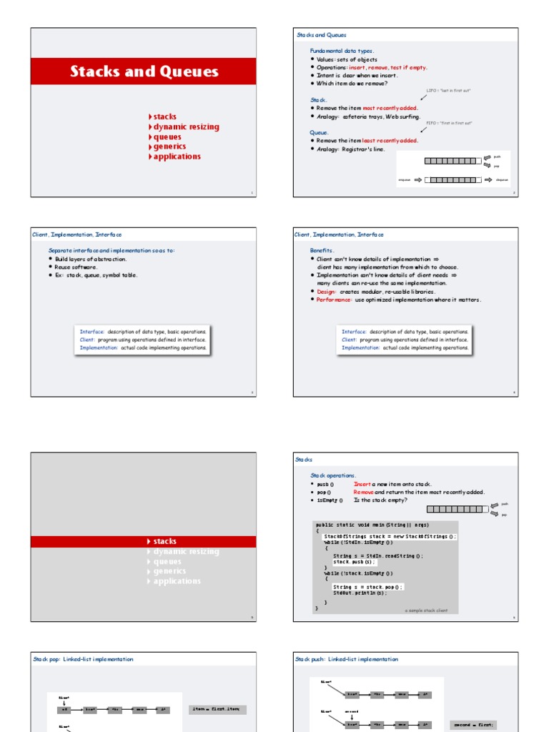 02 Stack Queue | Download Free PDF | Queue (Abstract Data Type) | Subroutine