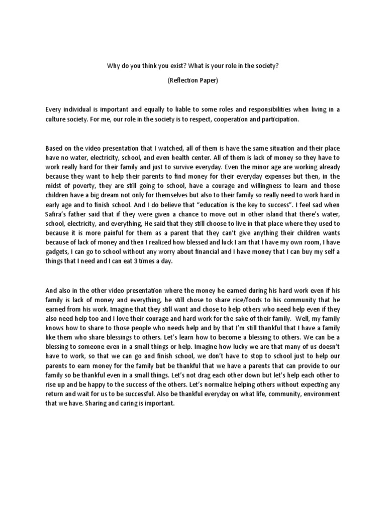 NSTP- Reflection Paper | PDF