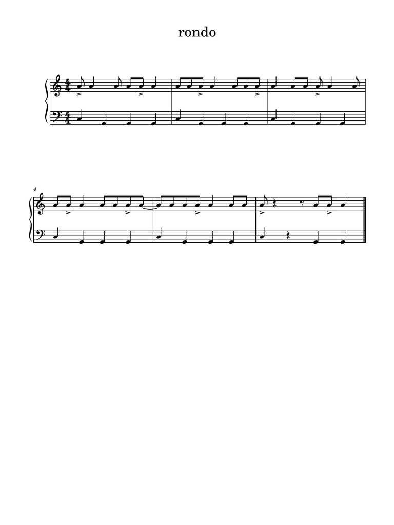 Rondo | PDF