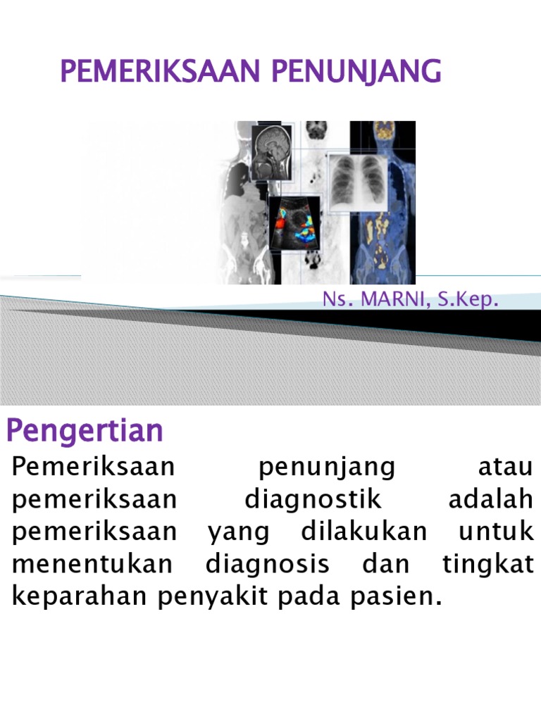 Pemeriksaan Penunjang | PDF