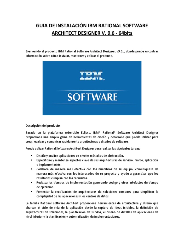 Guia IBM Rational Software Architect Designer Vers 2 | PDF | Archivo de ...