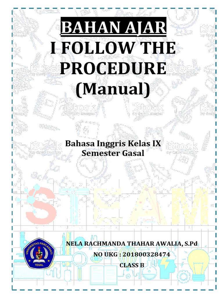 LKPD Procedure Text Manual Use - Kelas IX | PDF | Sentence (Linguistics) | Verb