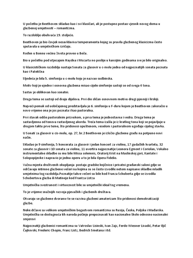 Glazbeni Ispitivanje Pdf