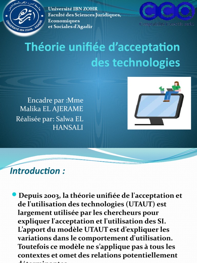 Théorie Unifiée D'acceptation Des Technologies | PDF | Science
