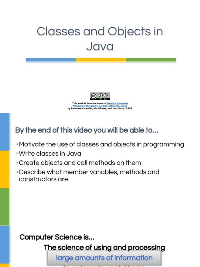Core - Defining Classes and Creating Objects | PDF | Class (Computer ...