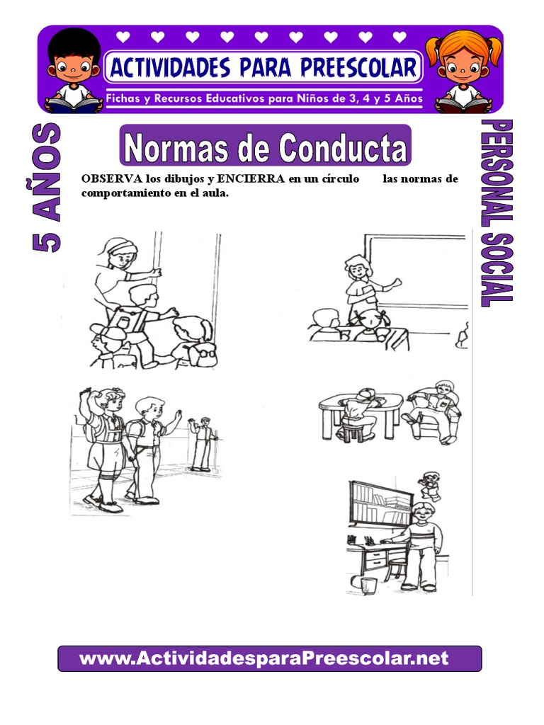 Normas de Conducta en el Aula para Niños | PDF