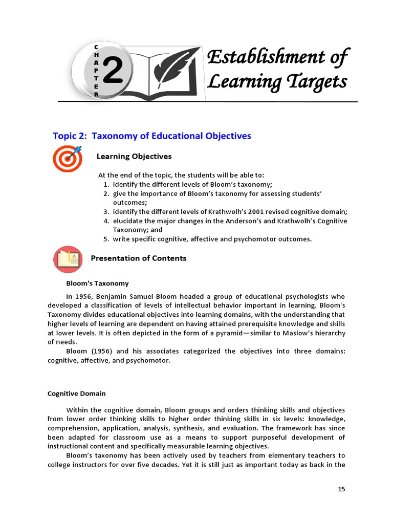 Lesson 2, Topic 2 | PDF | Learning | Educational Assessment