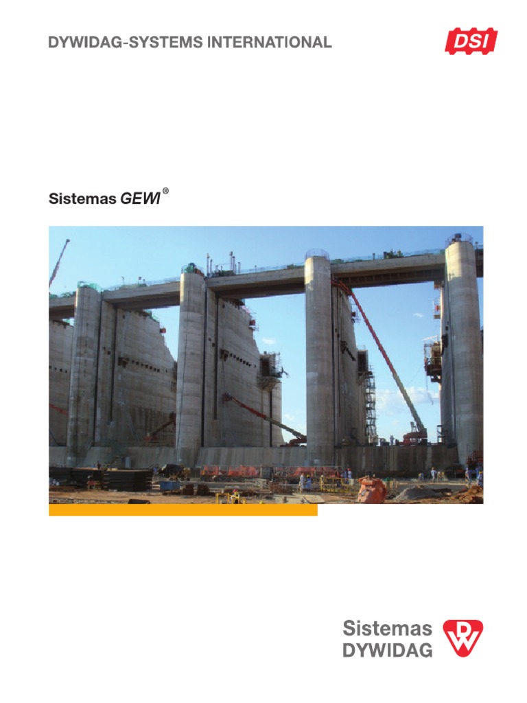 DYWIDAG Diametro Nominal MM | PDF | Estresse (Mecânica) | Engenharia Civil