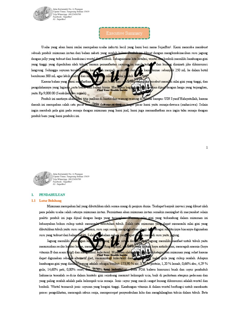 Proposal Usaha FIX | PDF