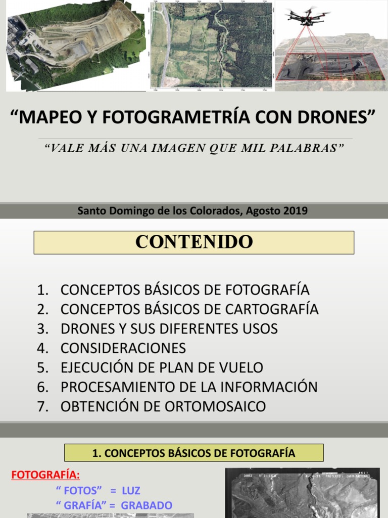 Presentación Curso Dron | PDF | Vehículo aéreo no tripulado