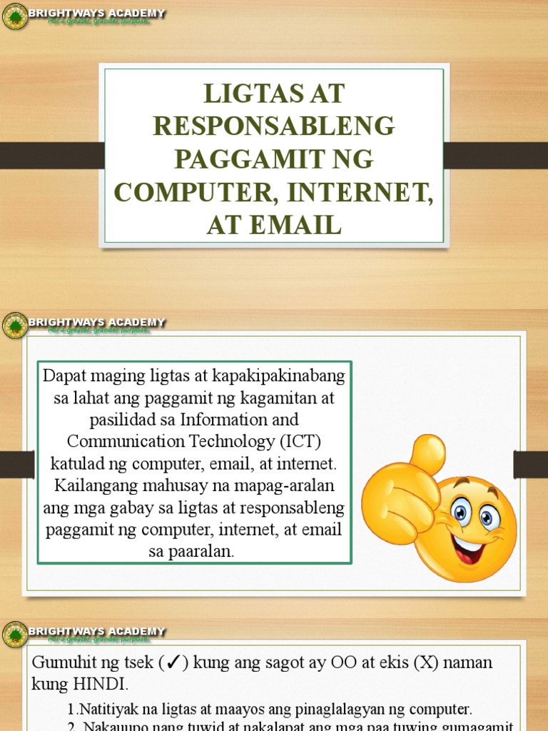 Q1 - EPP Intermediate - Lesson 4 - Information and Communication ...