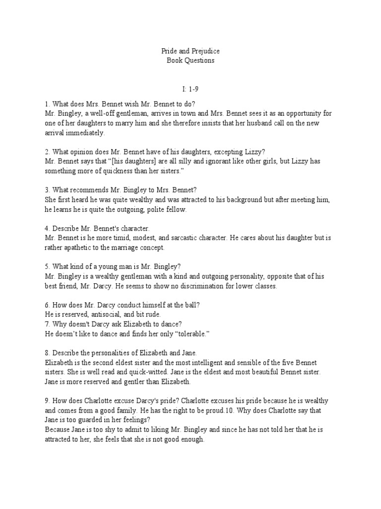 Pride and Prejudice | PDF | Pride And Prejudice | Mr. Darcy