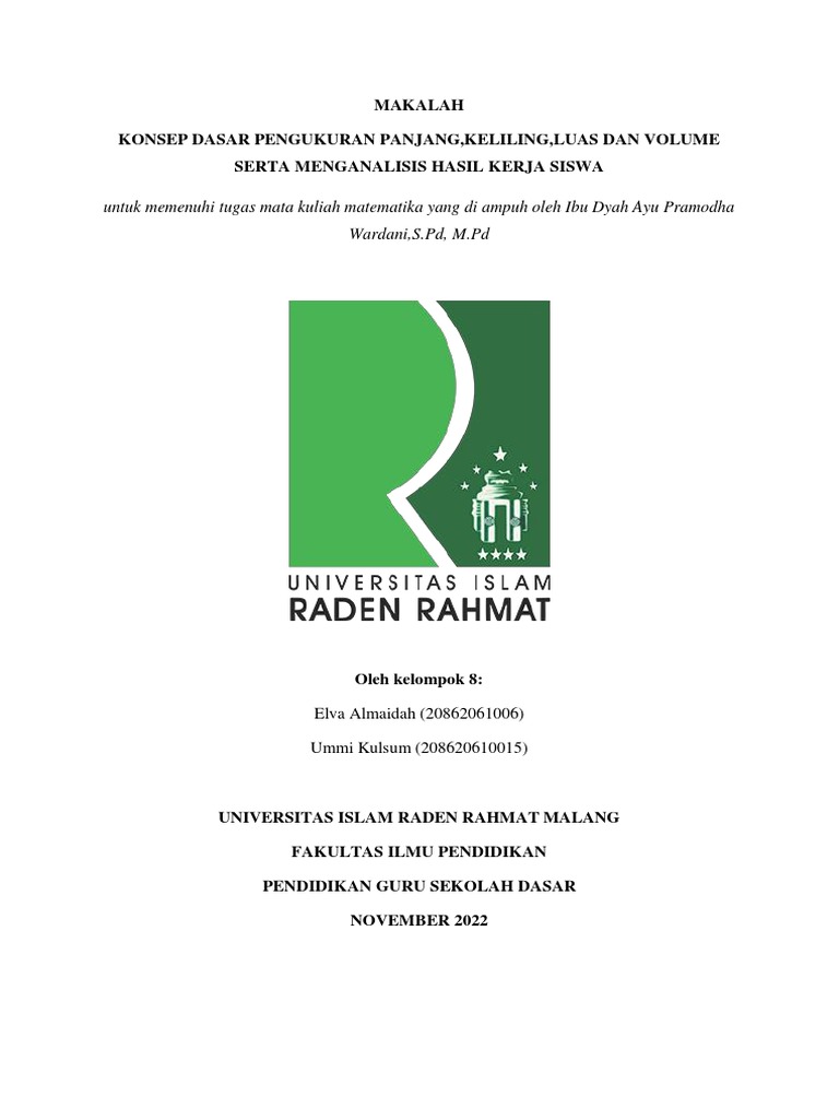 Makalah MTK Kel 8 | PDF