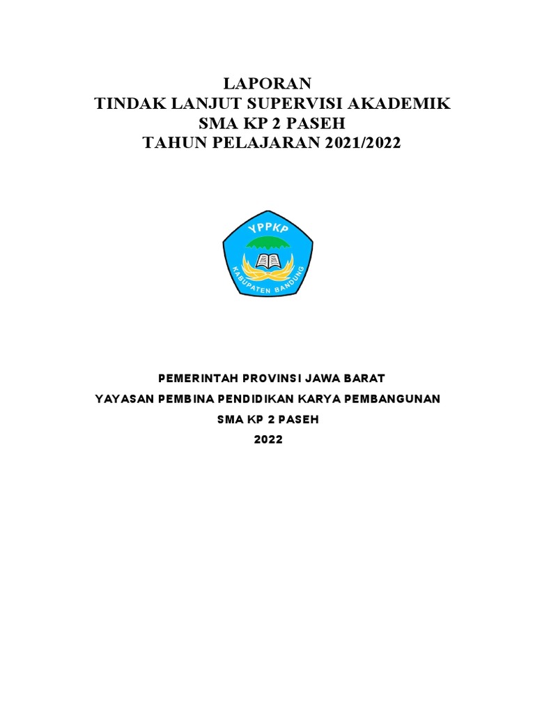 Laporan Tindak Lanjut Supervisi | PDF | Bisnis