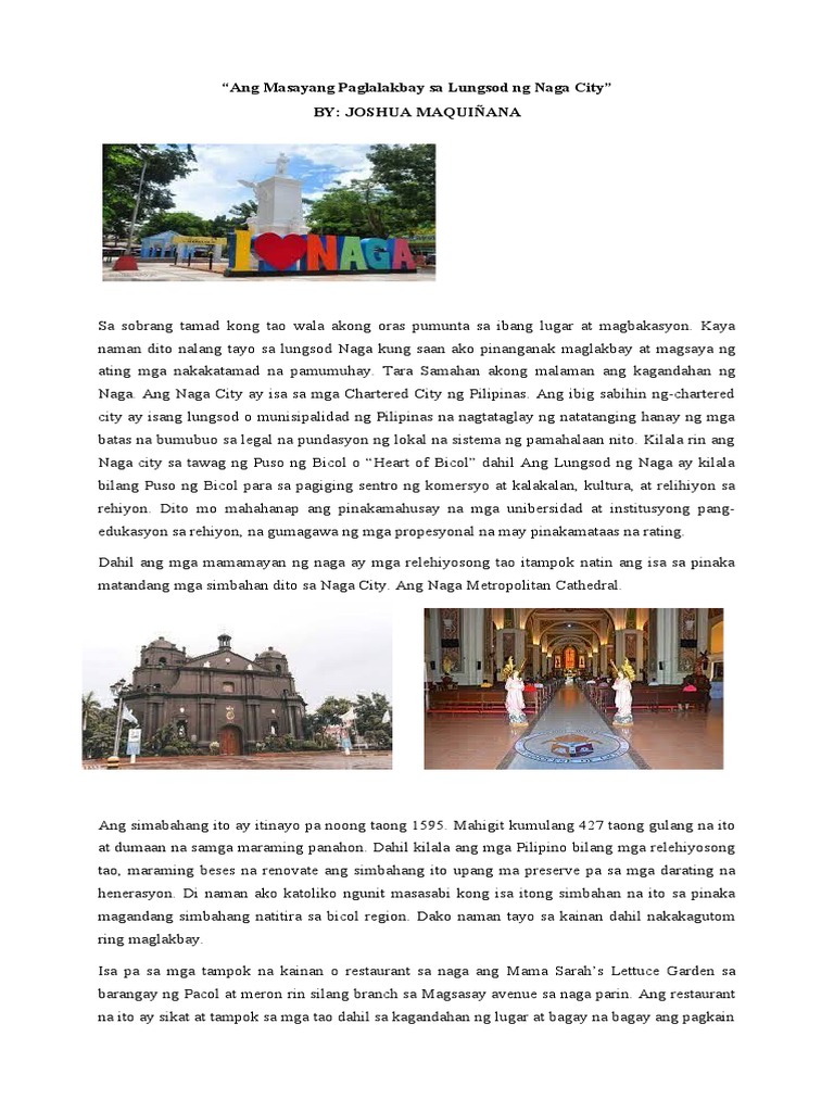 Lakbay Sanaysay | PDF