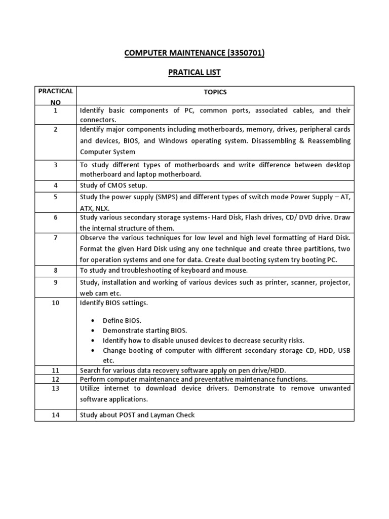 Pratical List of All Subject | PDF | Method (Computer Programming) | Inheritance (Object ...