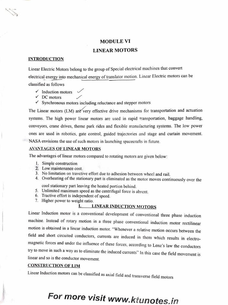 LIM Working | PDF | Electric Motor | Electromagnetic Induction