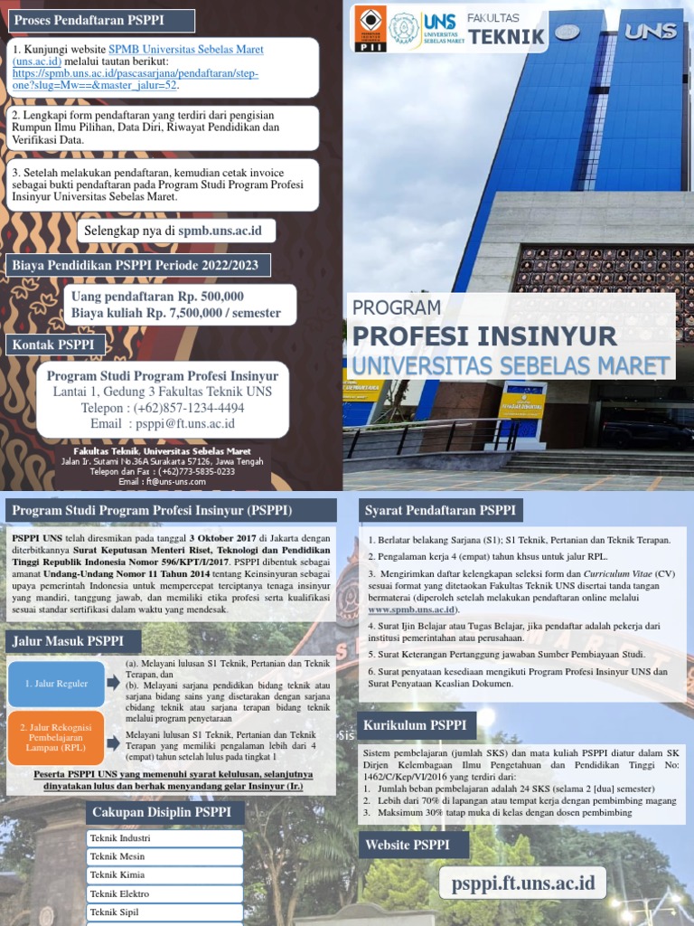 Flyer - Profesi Insinyur | PDF