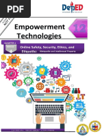Empowerment Technologies: Quarter 1 - Module 2: Online Safety, Security, Ethics, and Etiquette ...