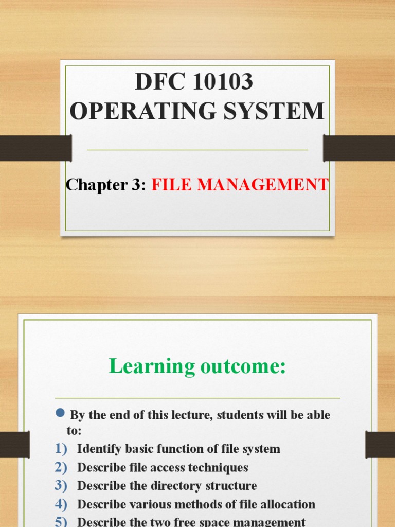 Chapter 3 | PDF | Computer File | Backup