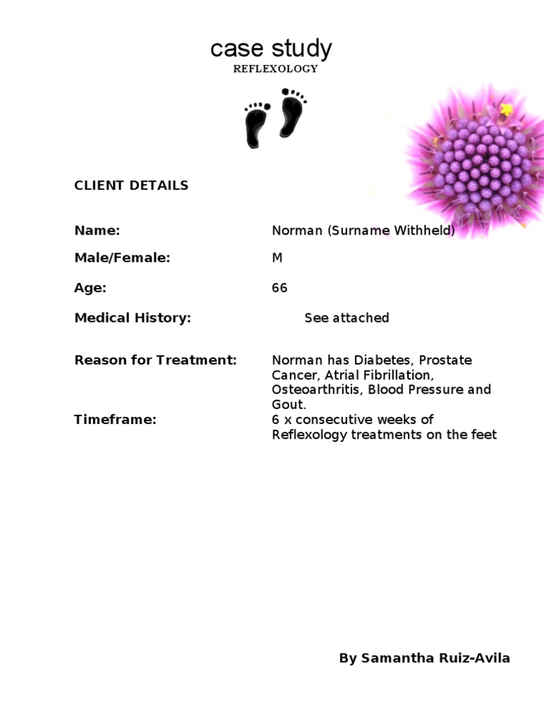 Reflexology Case Study - Diabetes | PDF | Spleen | Neck