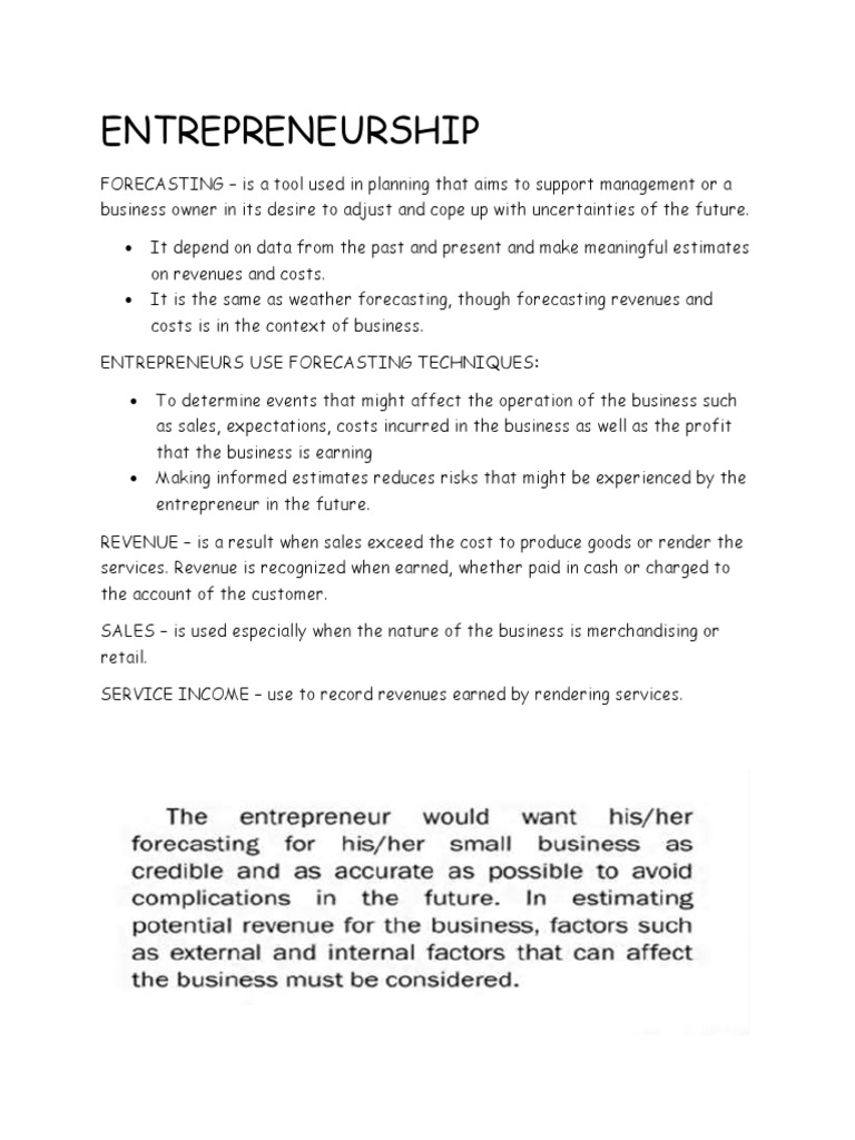 Entrep Pre Final Coverage | PDF | Gross Income | Revenue
