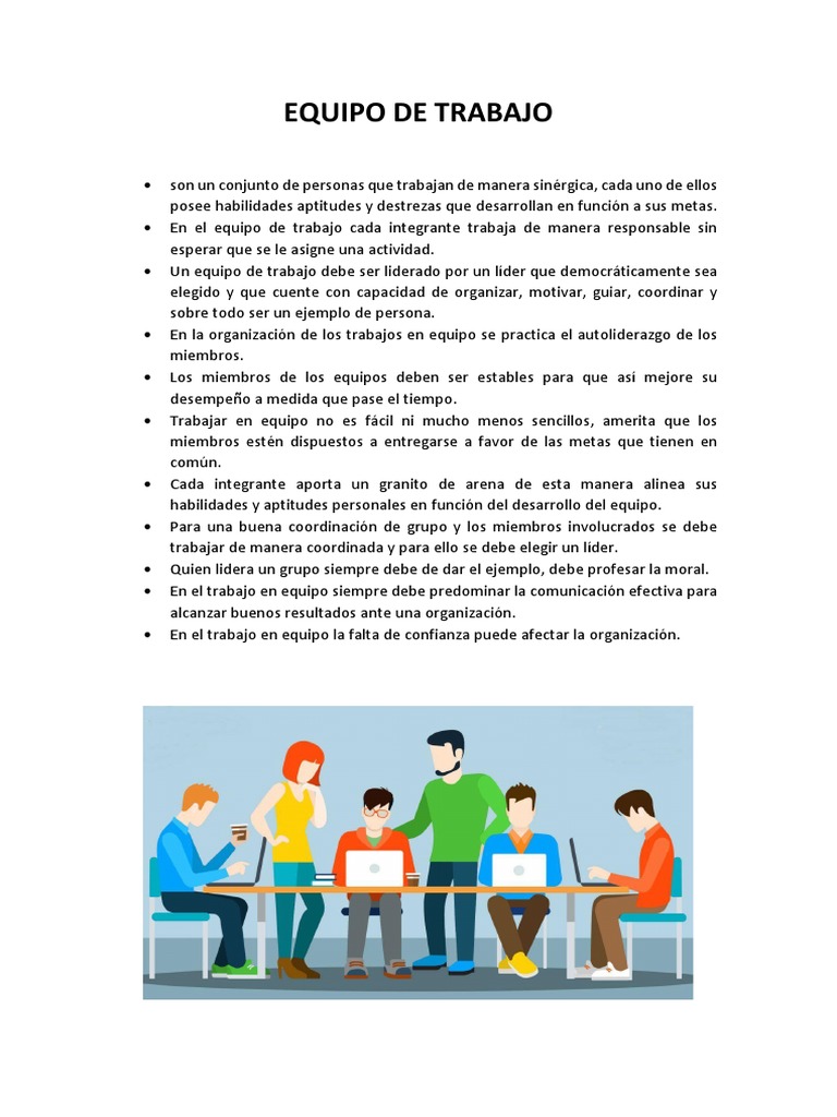 Equipo de Trabajo | PDF