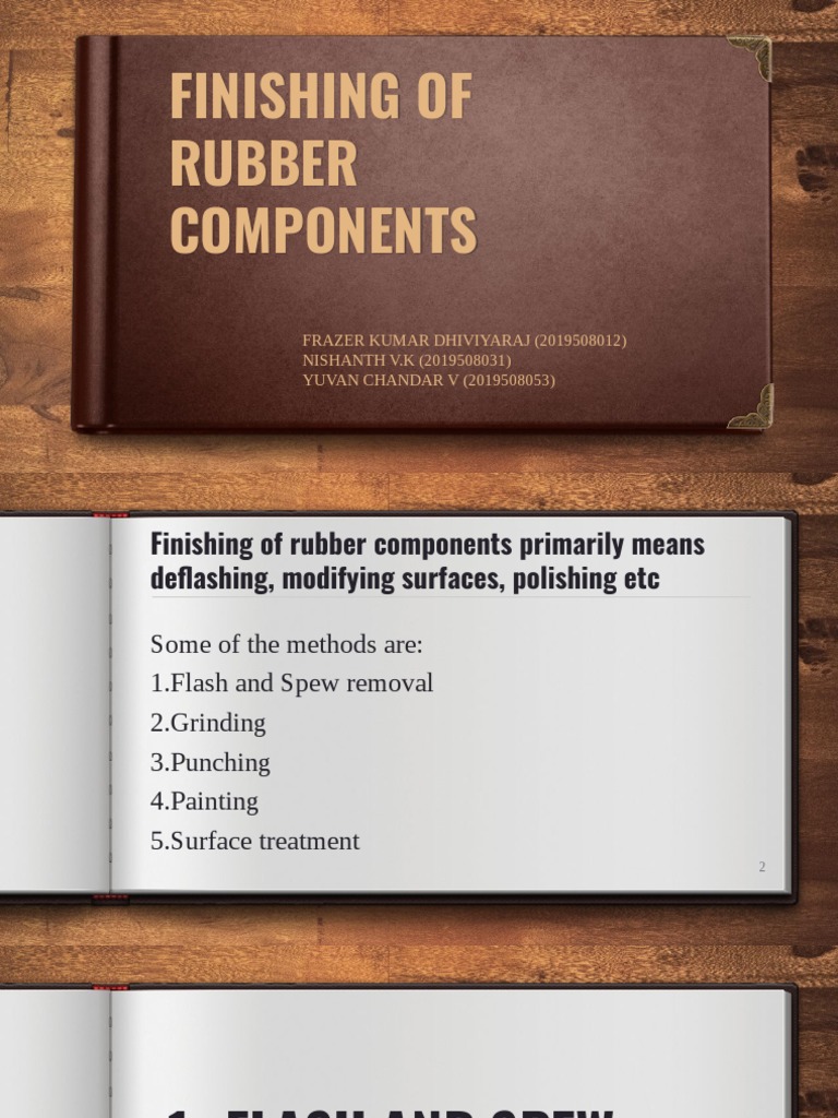 Finishing of Rubber Components | PDF | Chemical Substances | Industrial ...