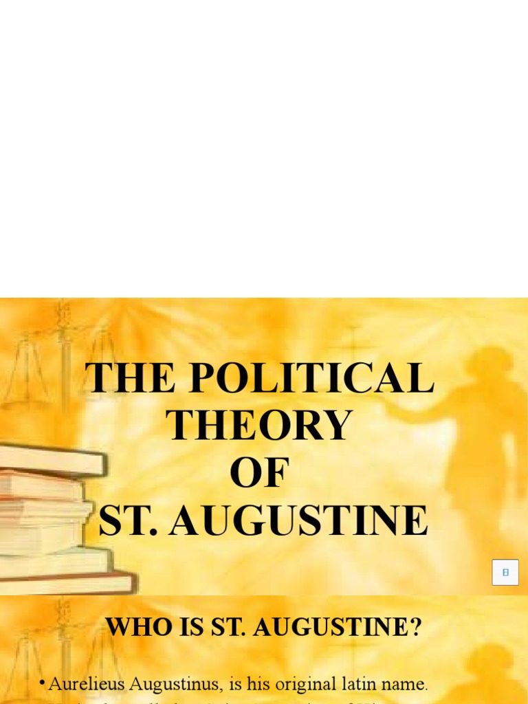 ST Augustine | PDF | Augustine Of Hippo | Religious Belief And Doctrine