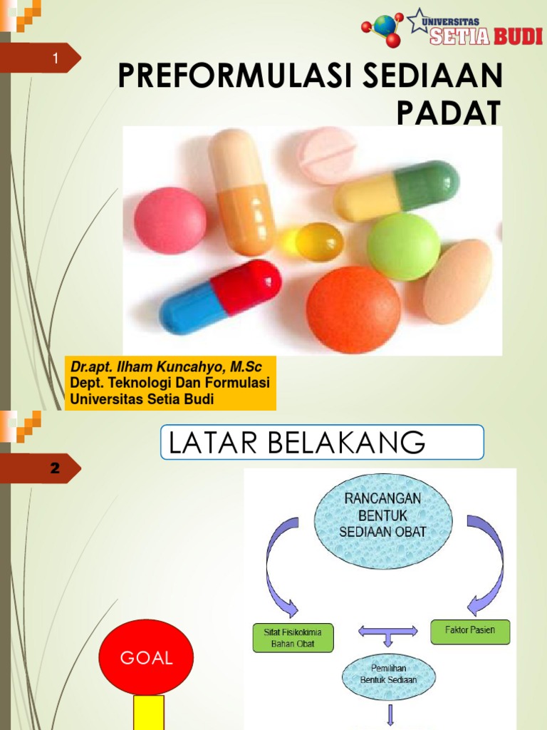 Preformulasi Sediaan Padat | PDF