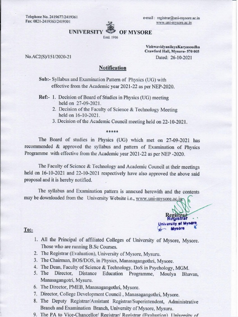 Syllabus NEP 2020 First Release | PDF | Rotation Around A Fixed Axis ...