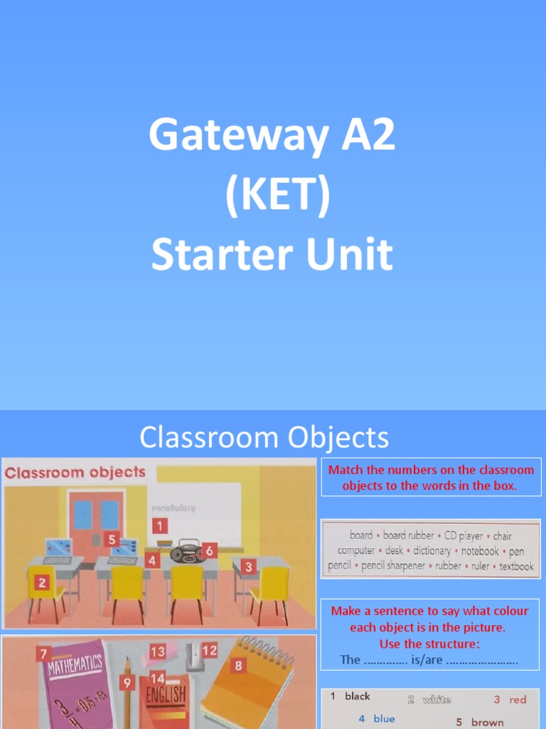 Gateway A2 Starter Unit | PDF | Grammatical Number | Hair