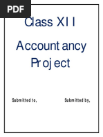 Class 11 Accountancy Project 1 Comprehensive Problem | PDF | Expense ...