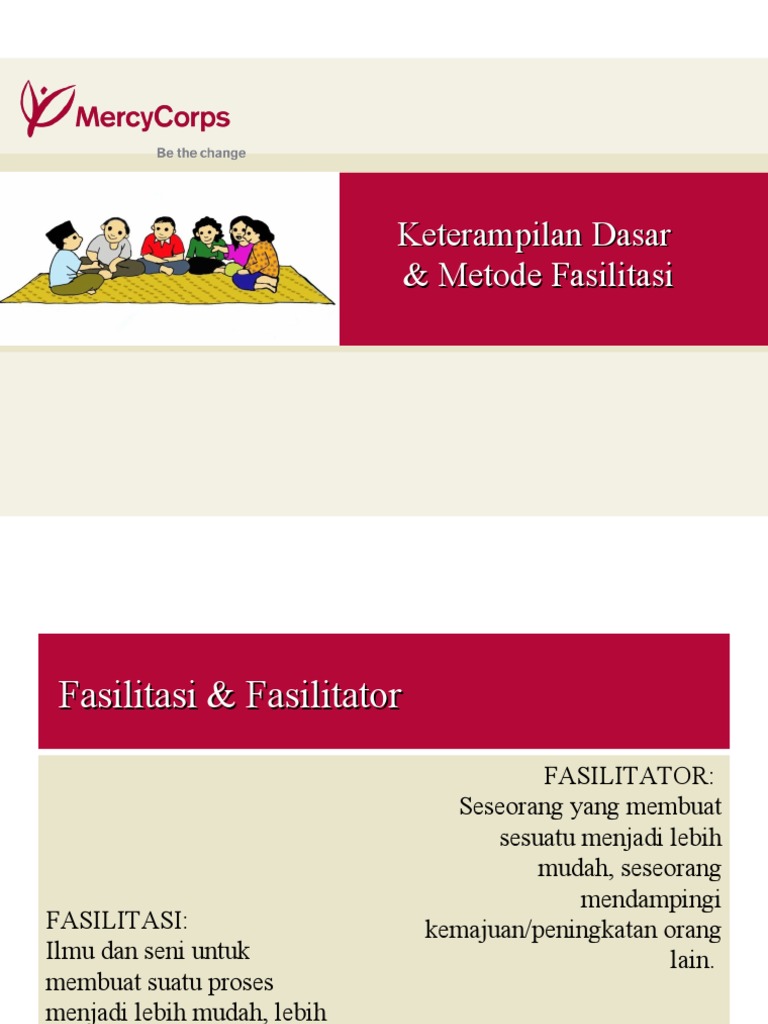 Keterampilan Dasar Fasilitasi Efektif | PDF | Karier & Perkembangan ...