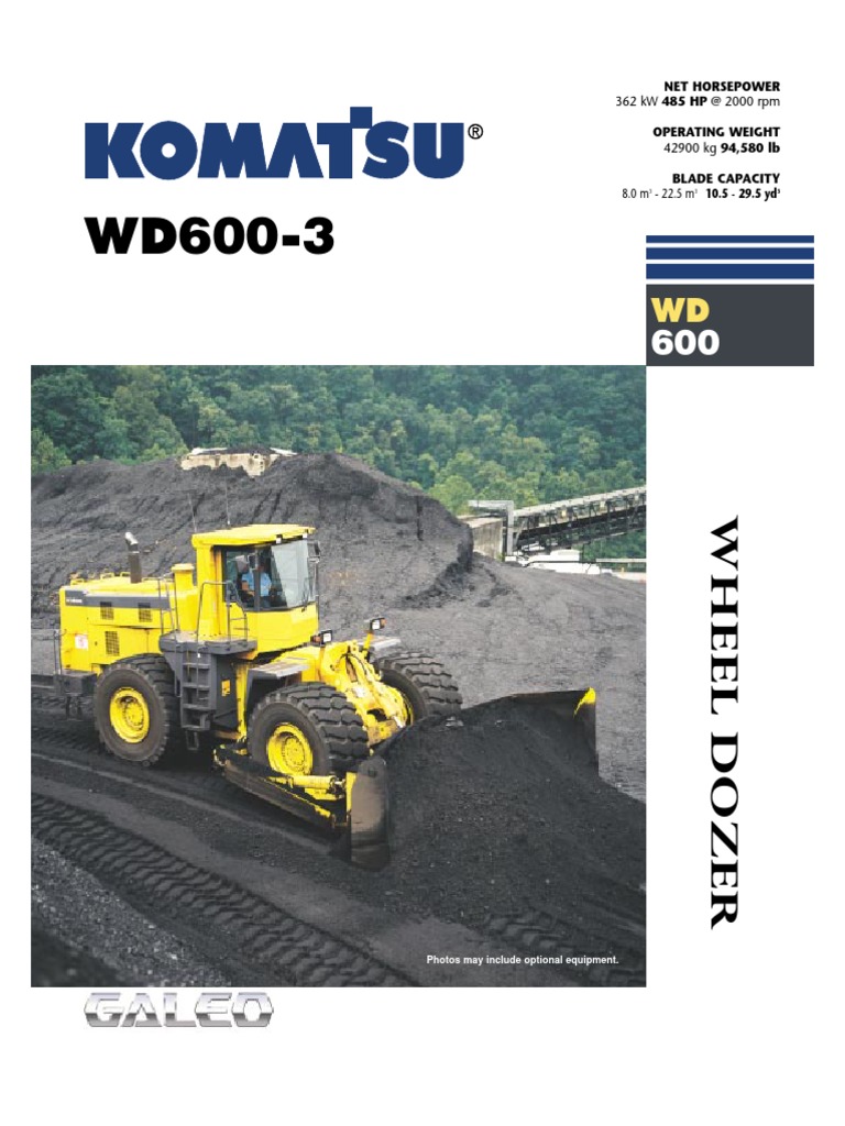 WD600-3 - Folha de Especificação | PDF
