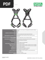 Ficha Técnica Arnés V-FORM™ MSA | PDF