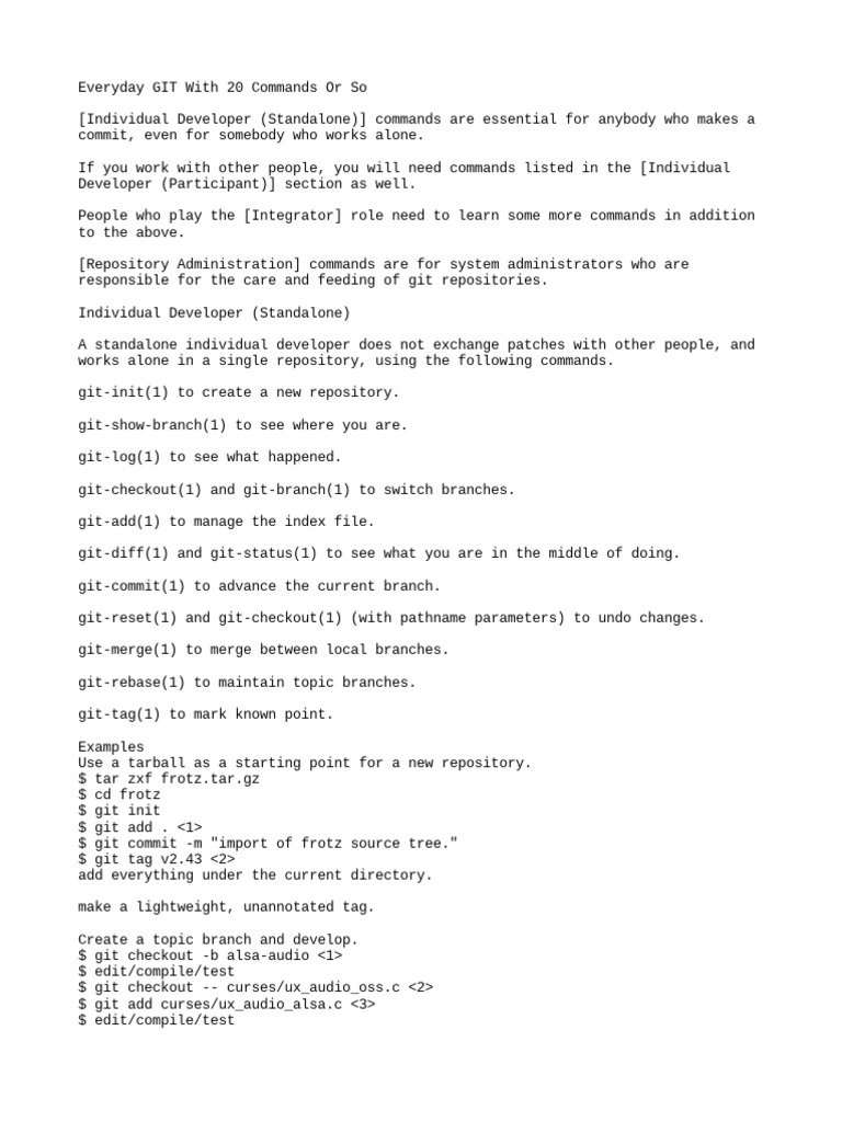 EveryDay With GIT | PDF | Version Control | Computer Architecture