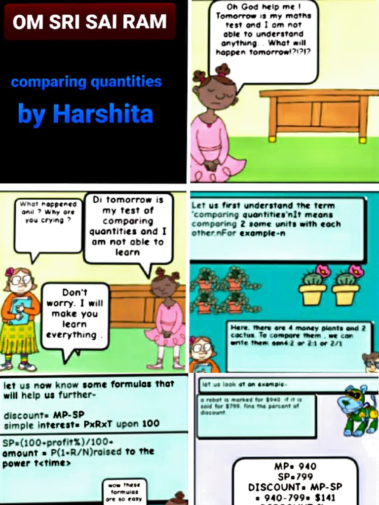 Understanding Comparing Quantities | PDF | Economies